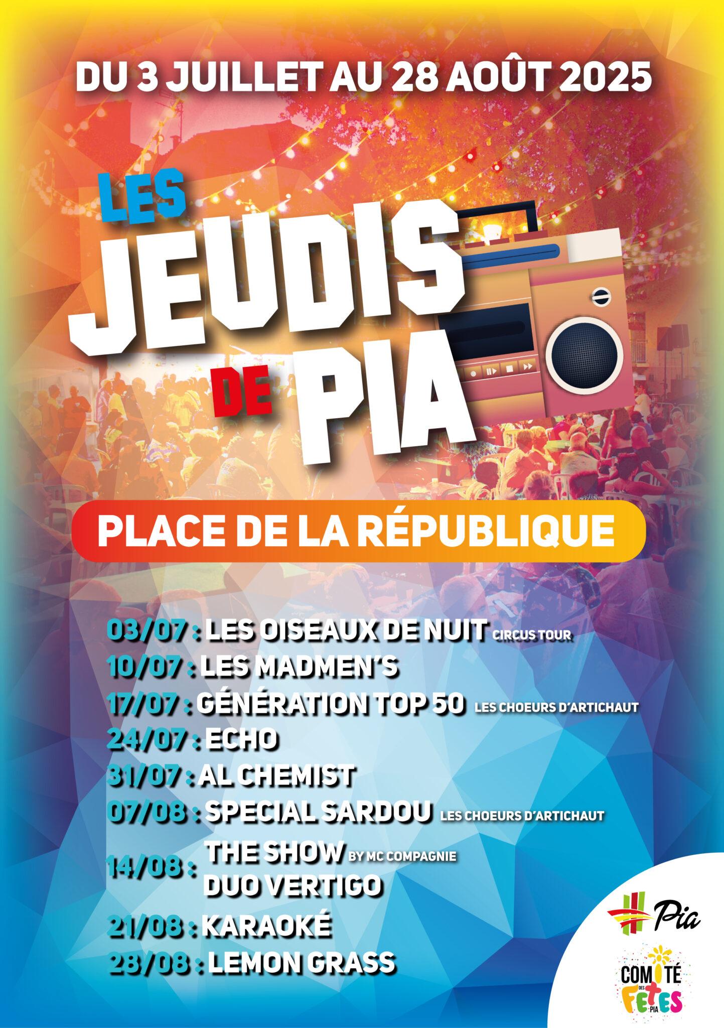 Ville de Pia - Bienvenue